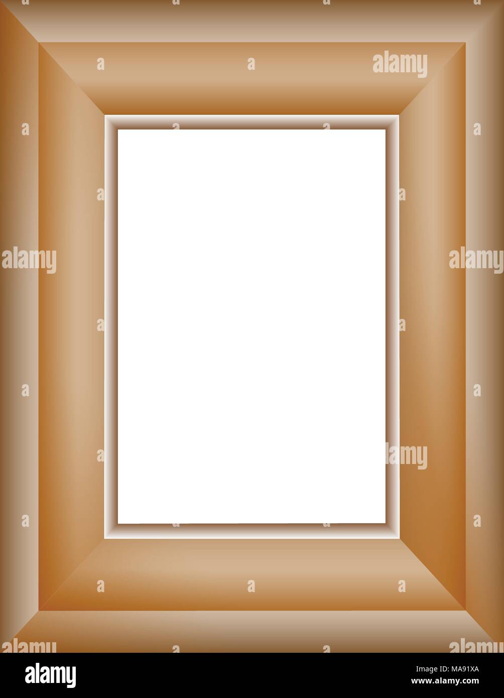 wooden frame, vector Stock Vector Image & Art - Alamy