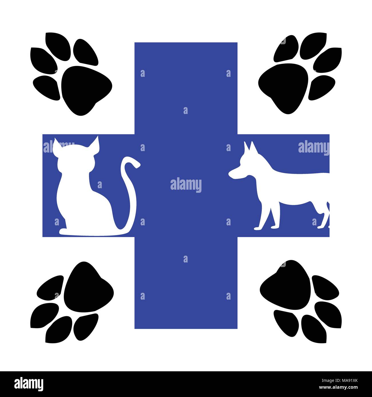 Animal tracks illustration hi-res stock photography and images - Alamy