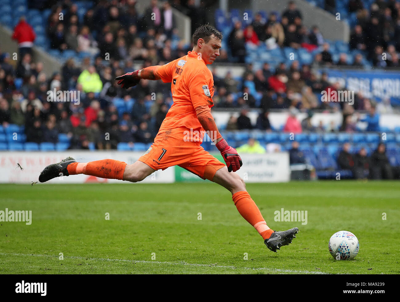 Burton Albion goalkeeper Stephen Bywater during the Sky Bet ...