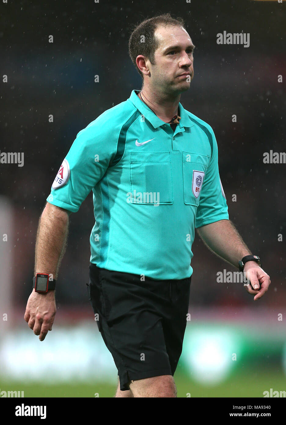 Referee Jeremy Simpson after the final whistle during the Sky Bet ...