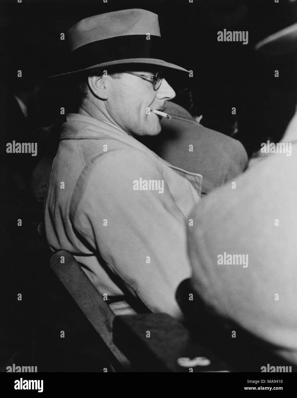 Charles Ruggles, Publicity Portrait attending 6-Day Bicycle Races ...
