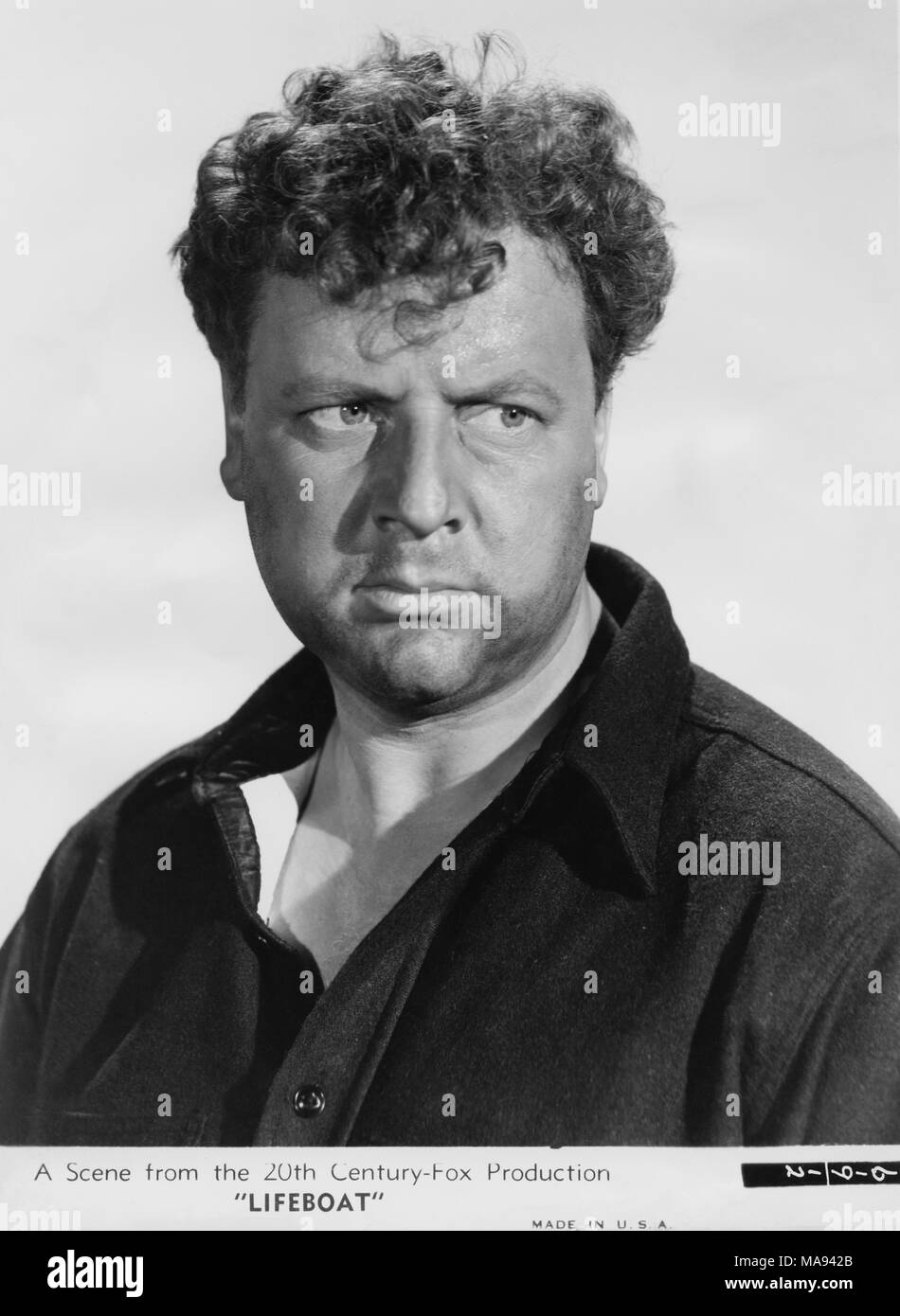 Walter Slezak, Publicity Portrait for the Film, "Lifeboat", 20th ...