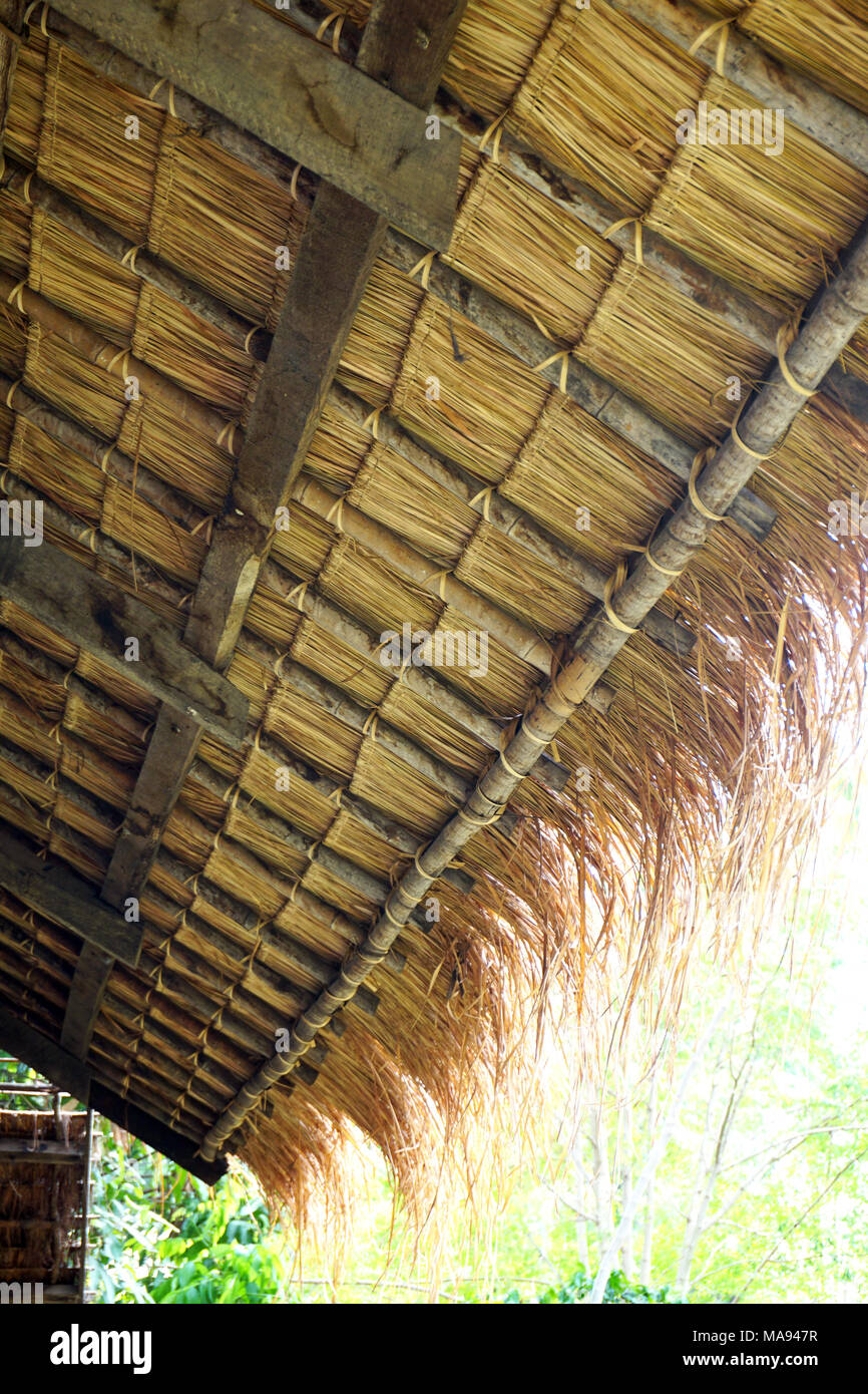 Vernacular village and house near Inle Lake in Shan State, Myanmar ...