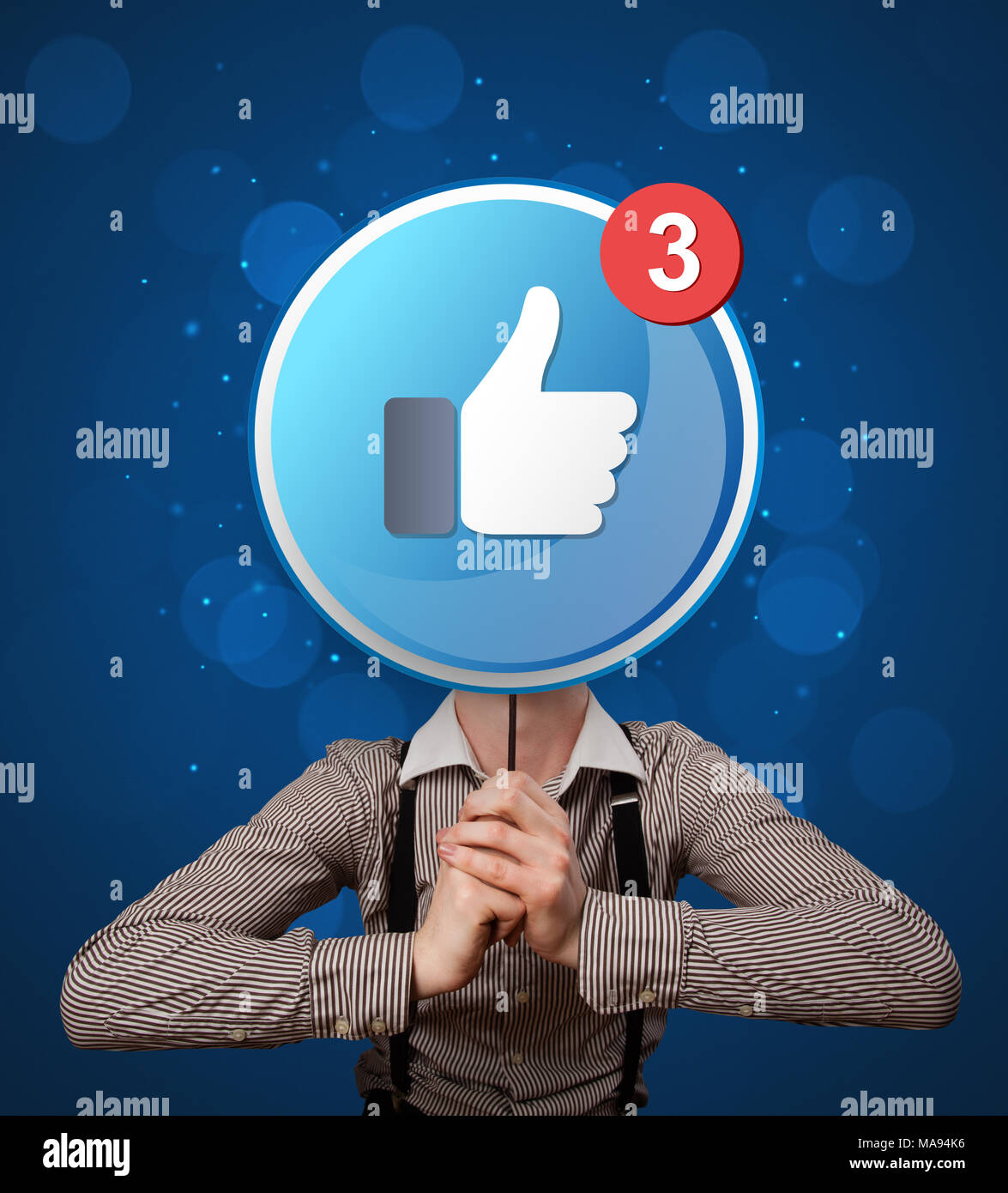 Facebook symbol black and white hi-res stock photography and images - Alamy