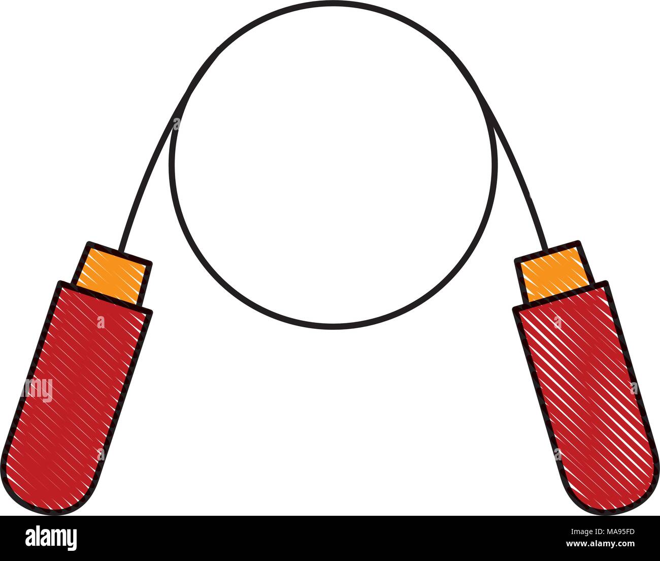 sport gym fitness jump rope image Stock Vector Image & Art - Alamy