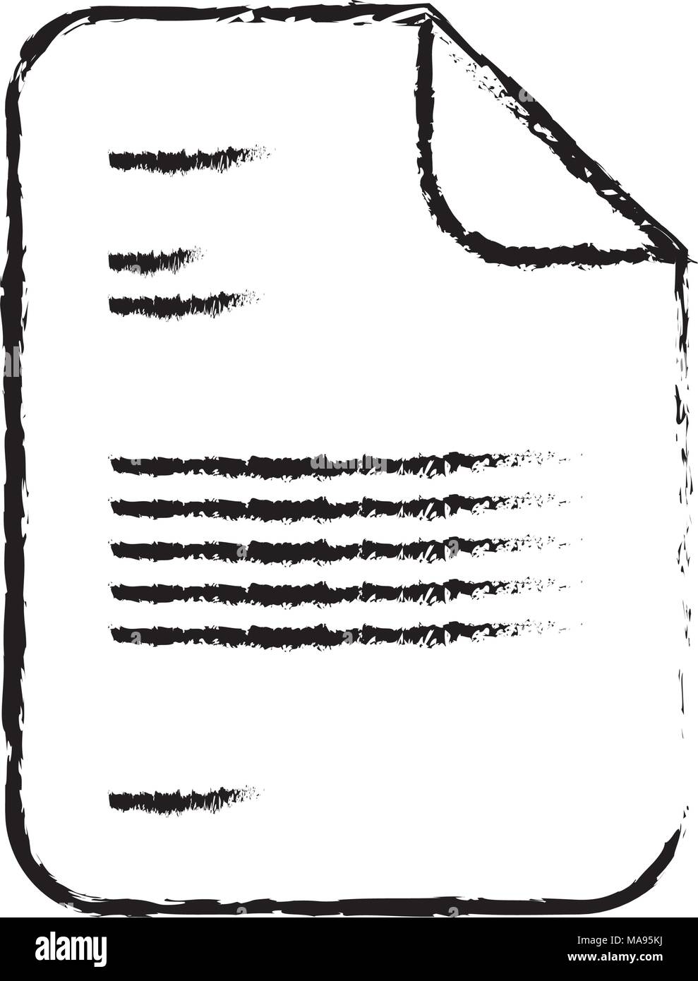 office document paper report image Stock Vector Image & Art - Alamy