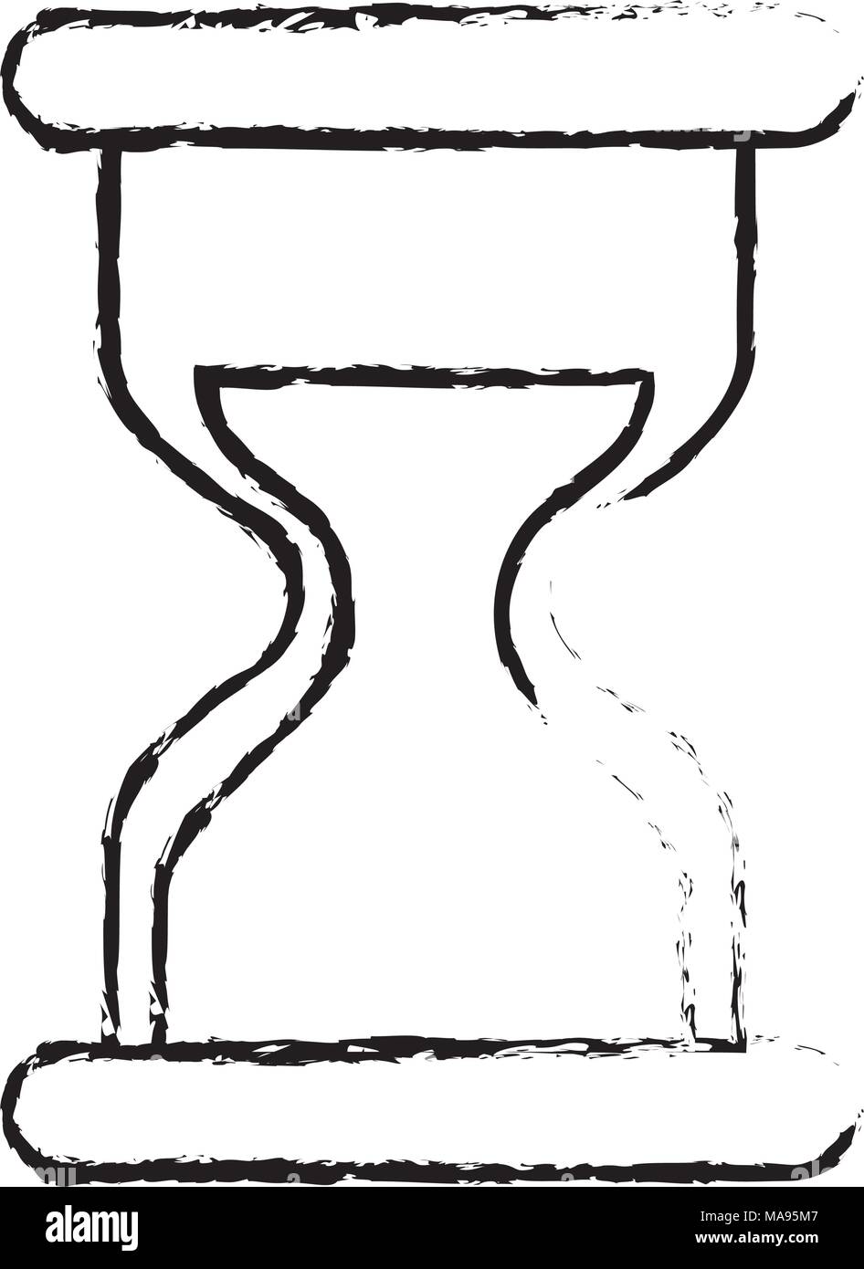 hourglass time business countdown image Stock Vector Image & Art - Alamy