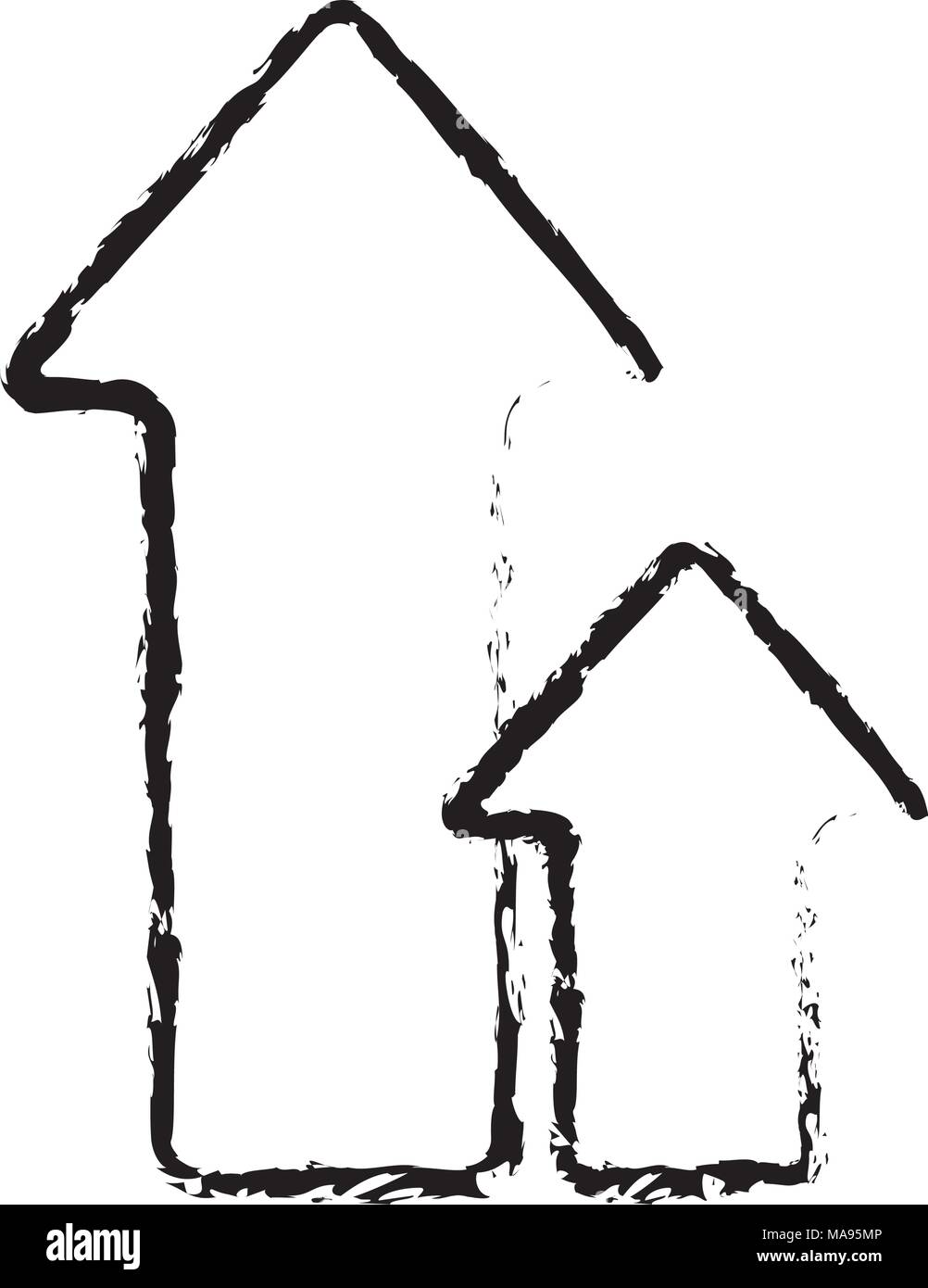 upload arrows direction upload sign Stock Vector Image & Art - Alamy