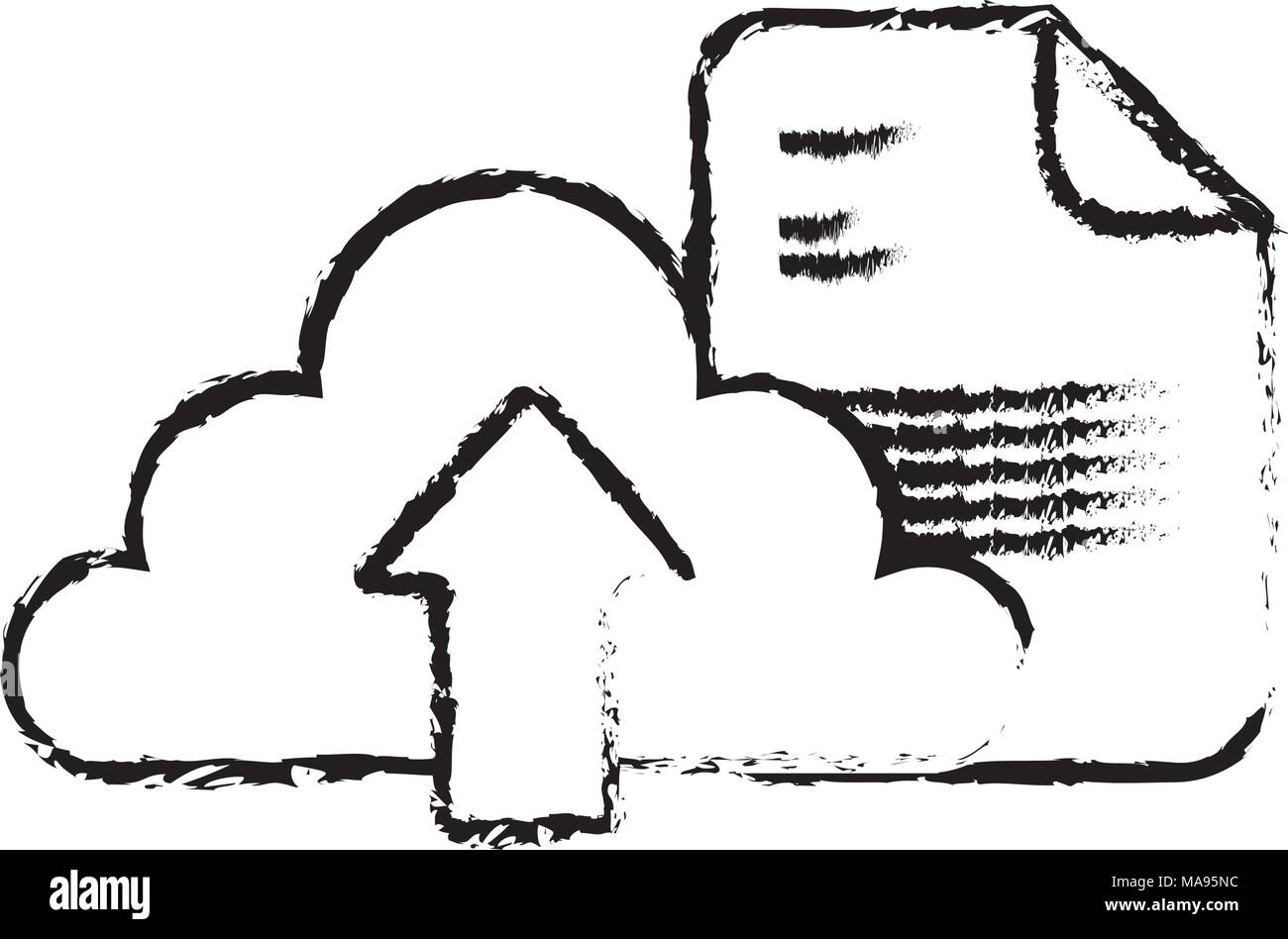 cloud computing storage data information upload Stock Vector Image ... cloud computing storage data information upload Stock Vector Image ...