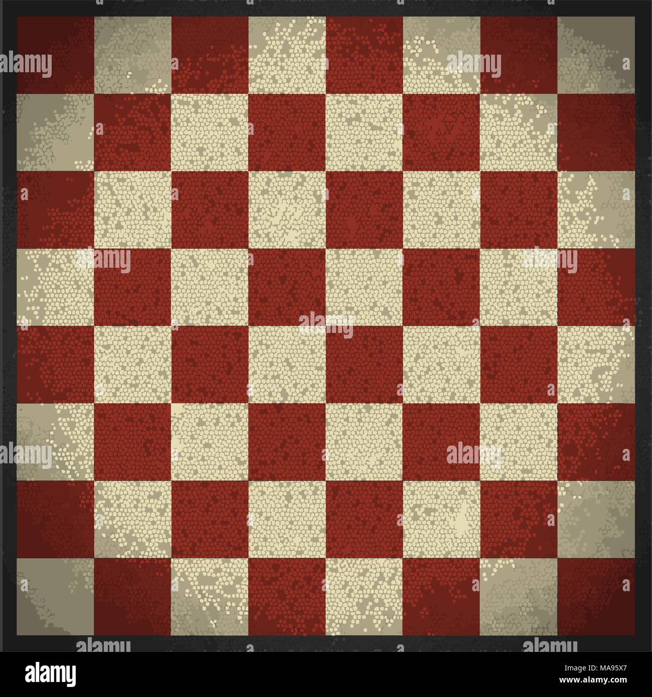Vintage chess board background - Vector illustration Stock Vector Image ...