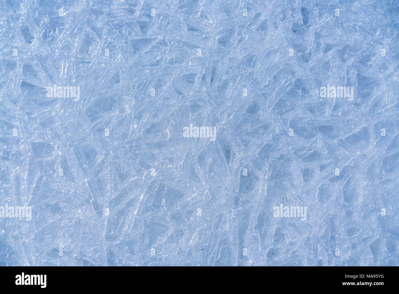 frost patterns on ice. Beauty in nature Stock Photo - Alamy