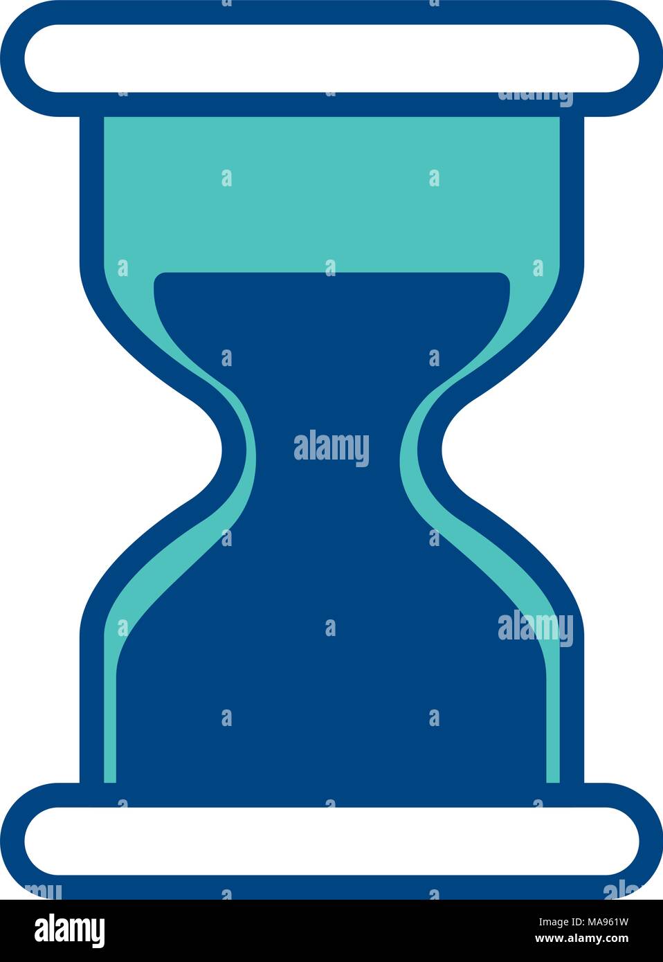 hourglass time business countdown image Stock Vector Image & Art - Alamy