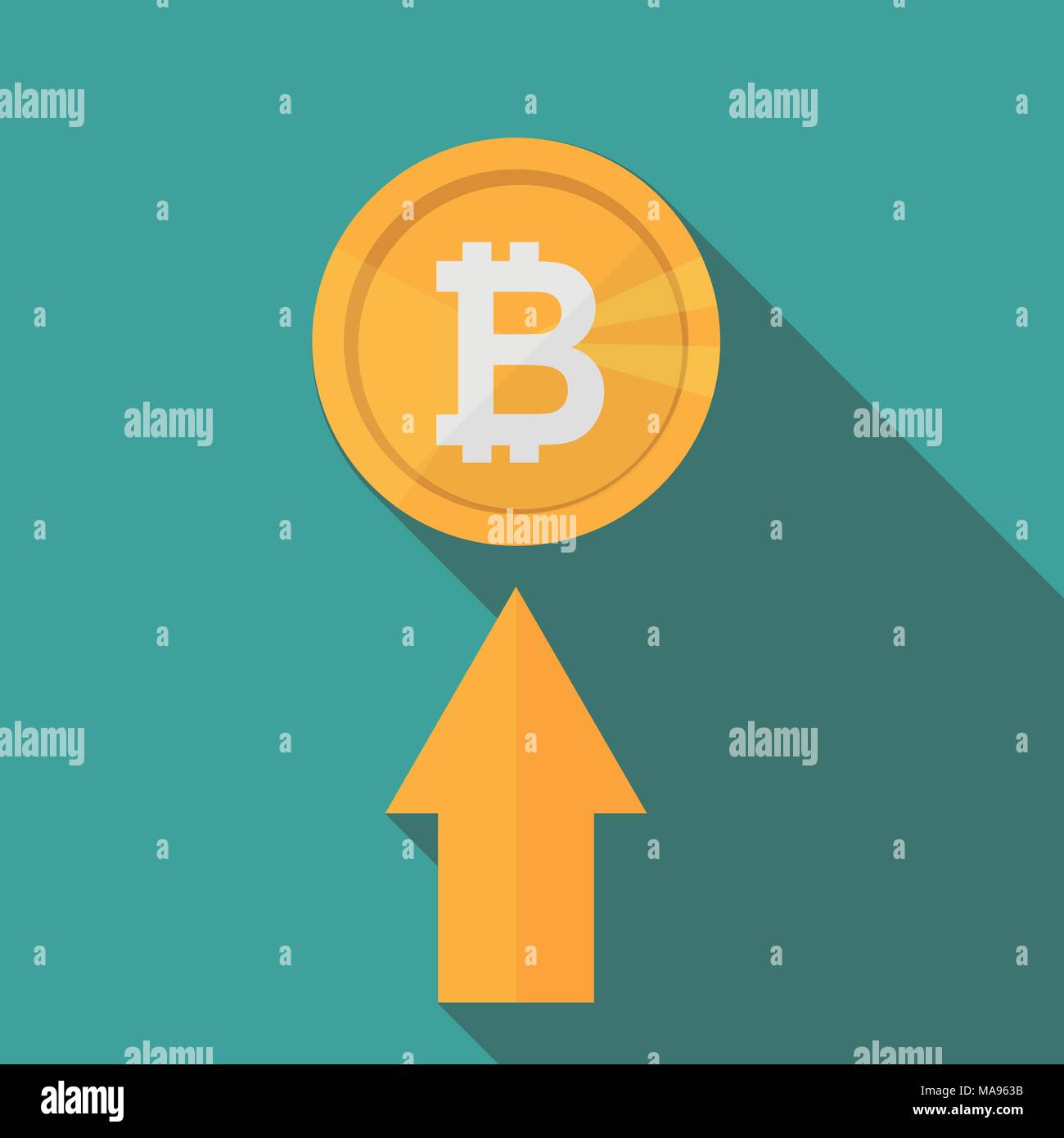 Arrow uptrend Stock Vector Images - Alamy