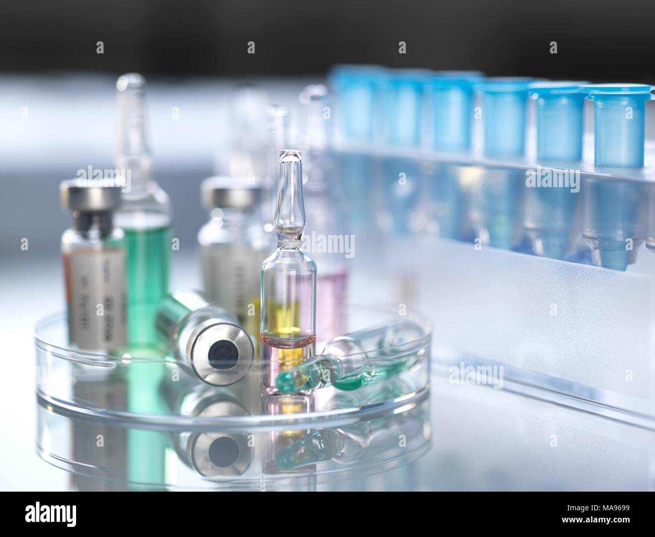 Molecular structure illustrating pure research Stock Photo - Alamy
