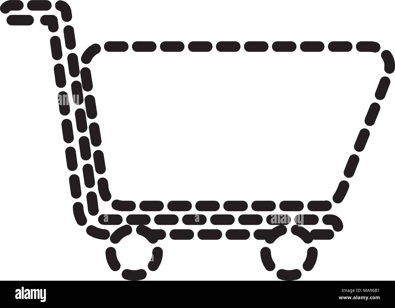shopping cart ecommerce market store symbol Stock Vector Image & Art ...