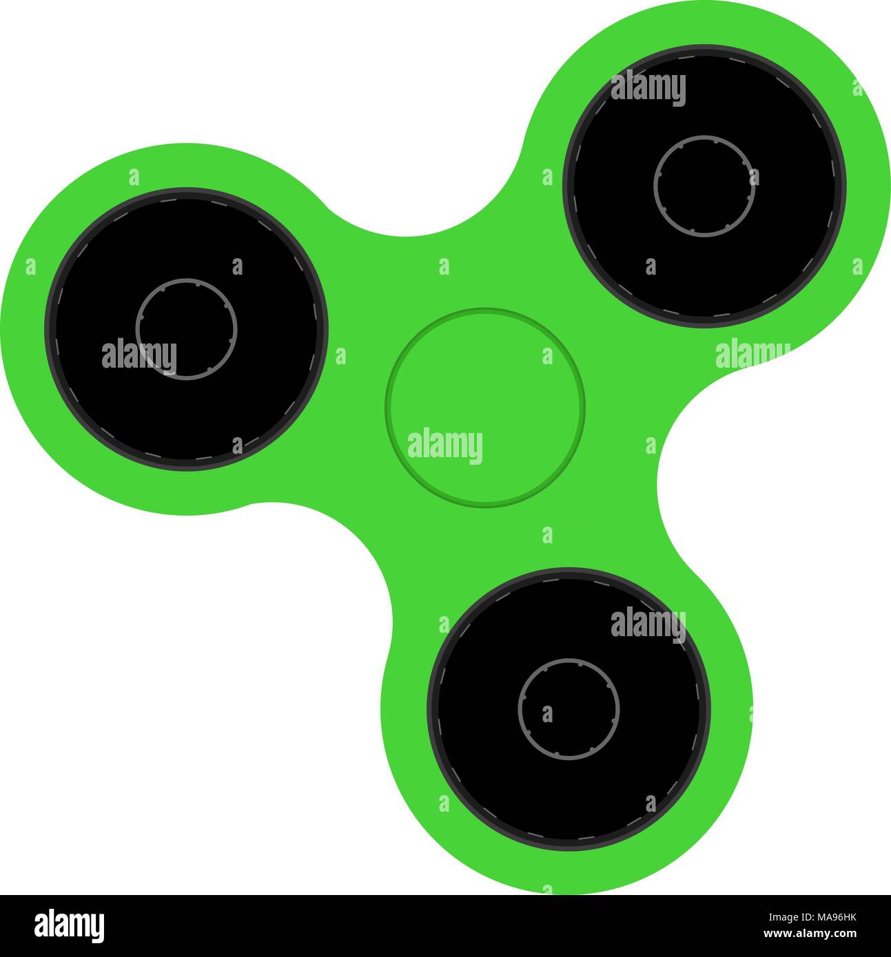 Hand spinner flat vector illustration. Hand spinner tricks. Badges ...