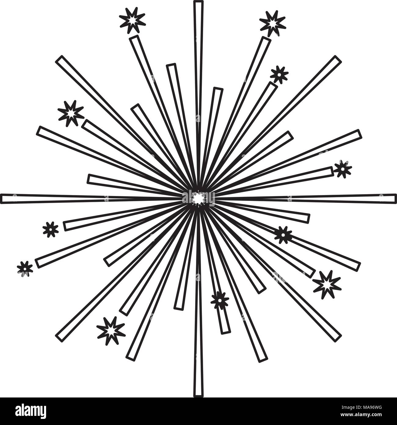 fireworks stars starburst effect image Stock Vector Image & Art - Alamy