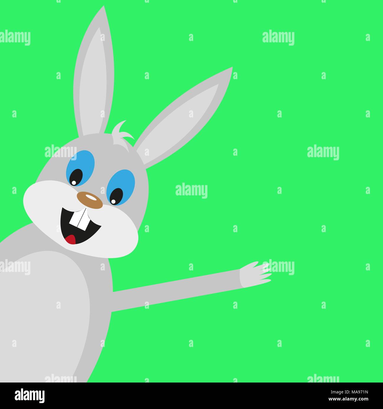 Funny easter rabbit Stock Vector Image & Art - Alamy