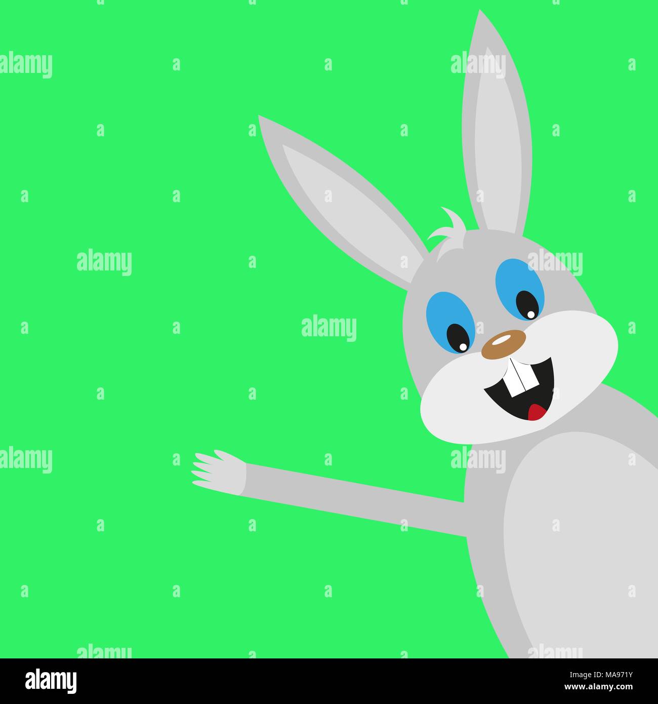 Funny easter rabbit Stock Vector Image & Art - Alamy