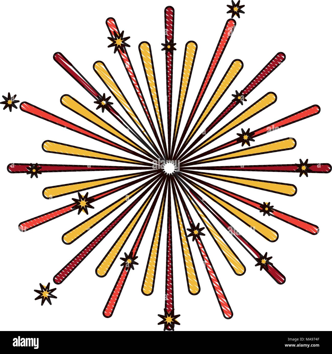 fireworks stars starburst effect image Stock Vector Image & Art - Alamy