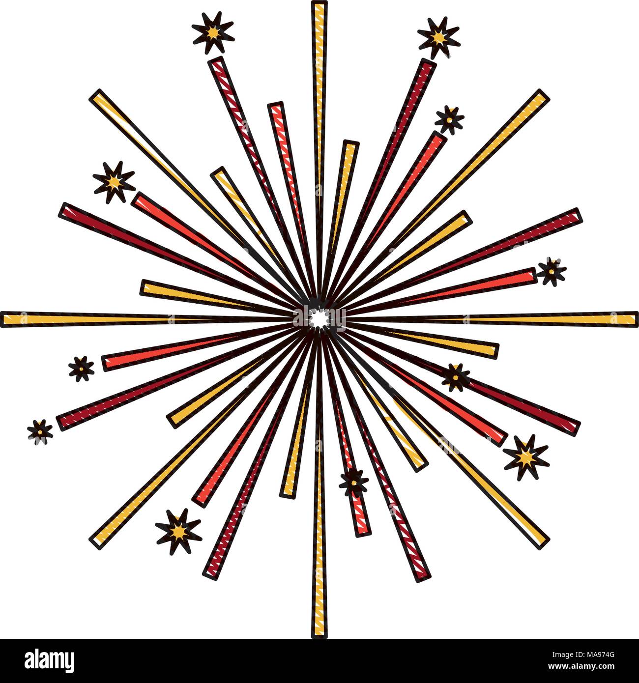 fireworks stars starburst effect image Stock Vector Image & Art - Alamy