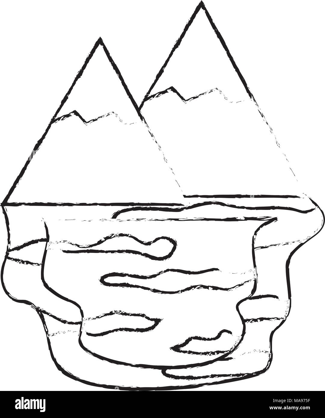 Moraine lake view Stock Vector Images - Alamy