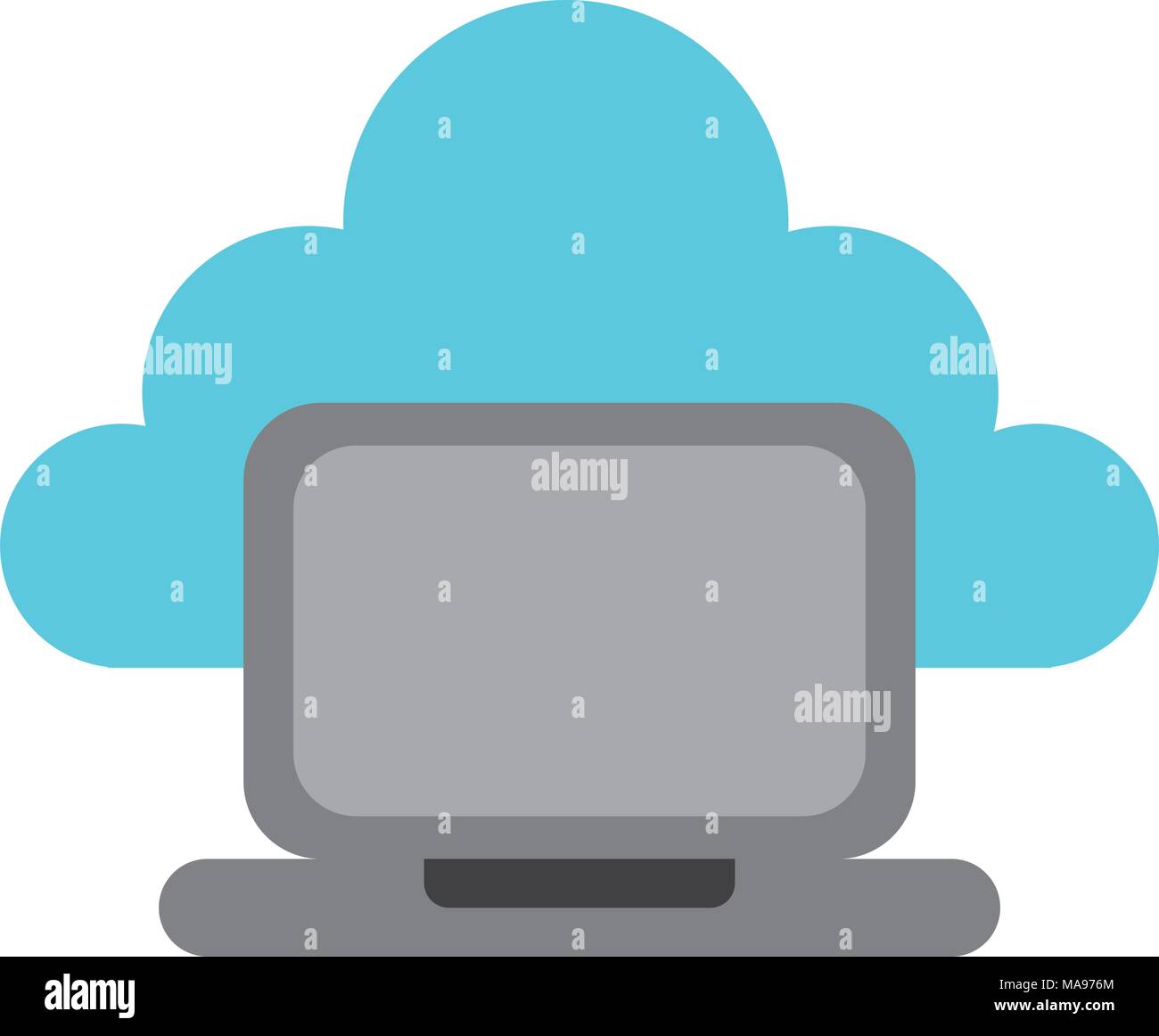 Laptop storage tech Stock Vector Images - Alamy