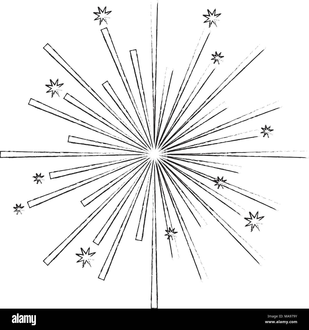 fireworks stars starburst effect image Stock Vector Image & Art - Alamy