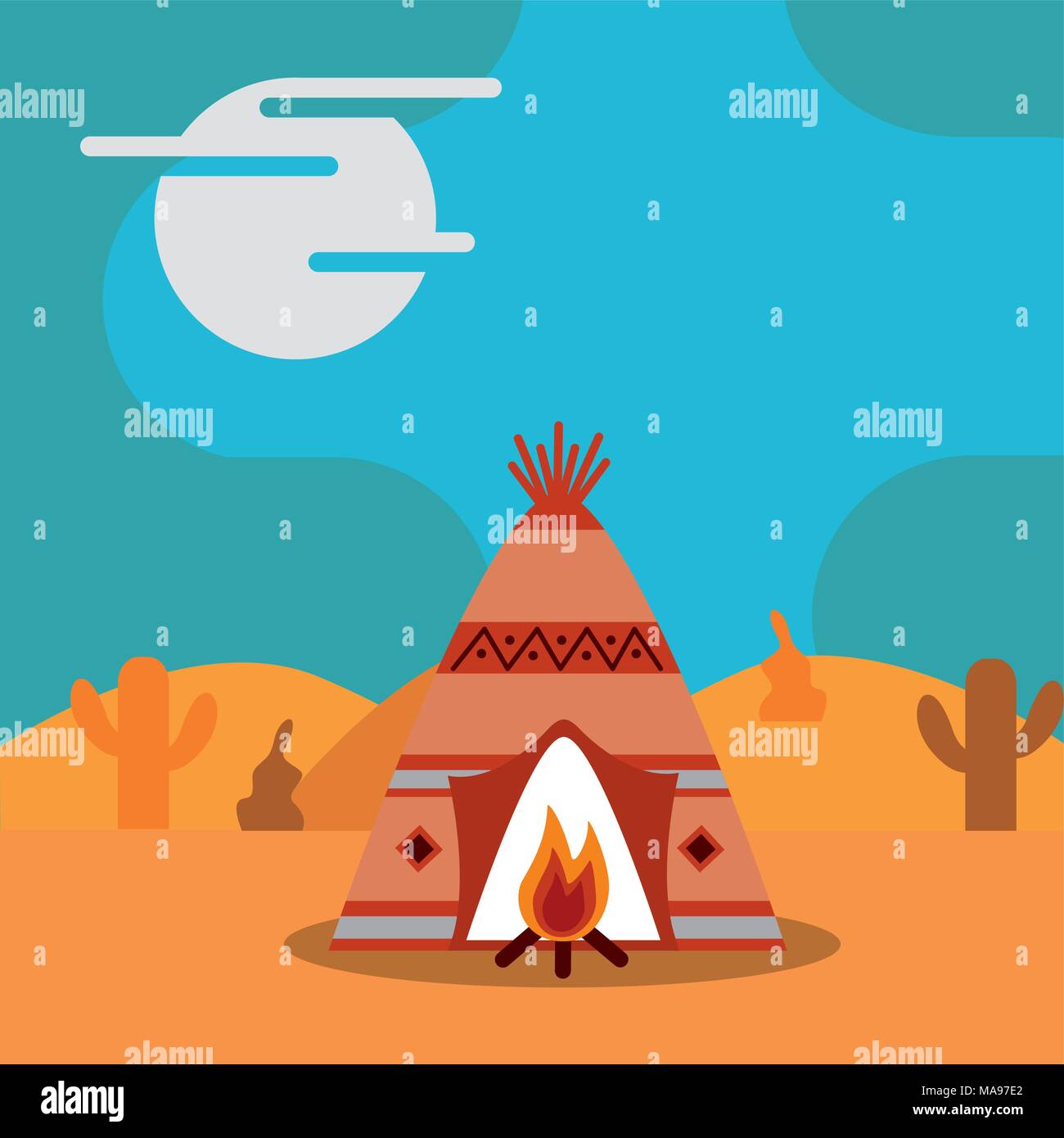 Native American Indian Wigwam House High Resolution Stock Photography ...