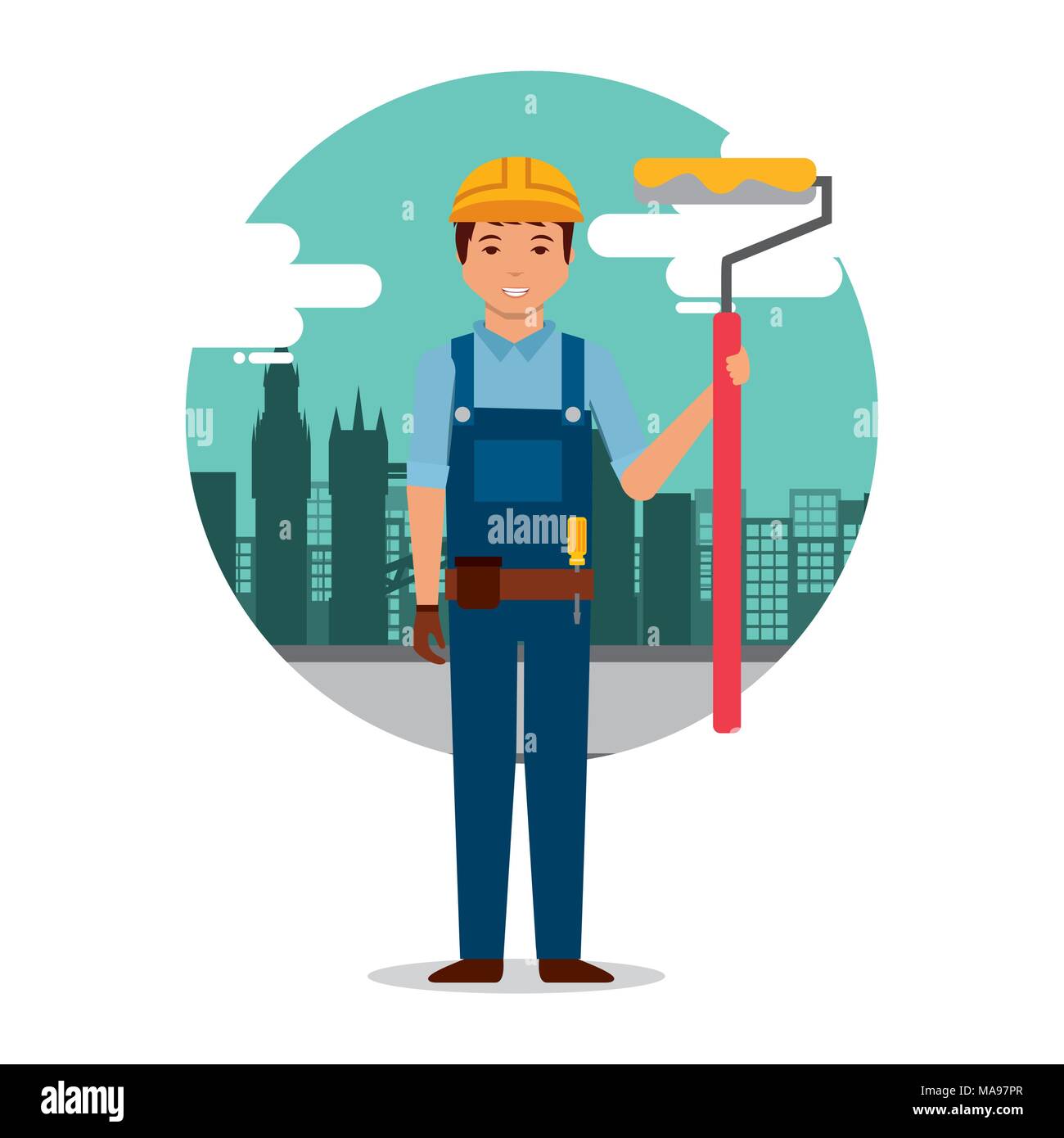 construction people workers Stock Vector Image & Art - Alamy