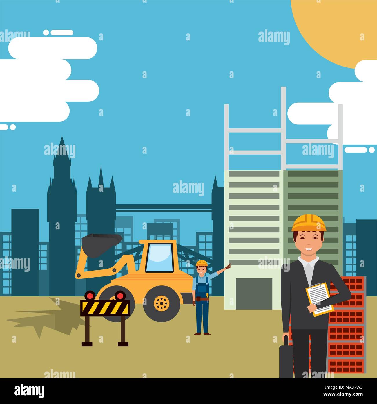 construction people workers Stock Vector Image & Art - Alamy