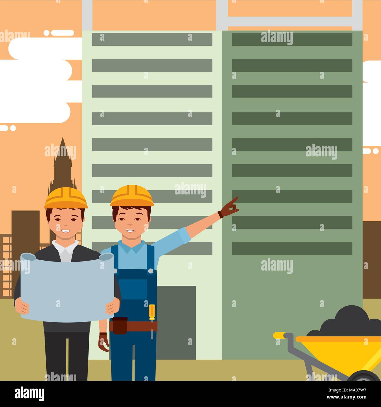 construction people workers Stock Vector Image & Art - Alamy