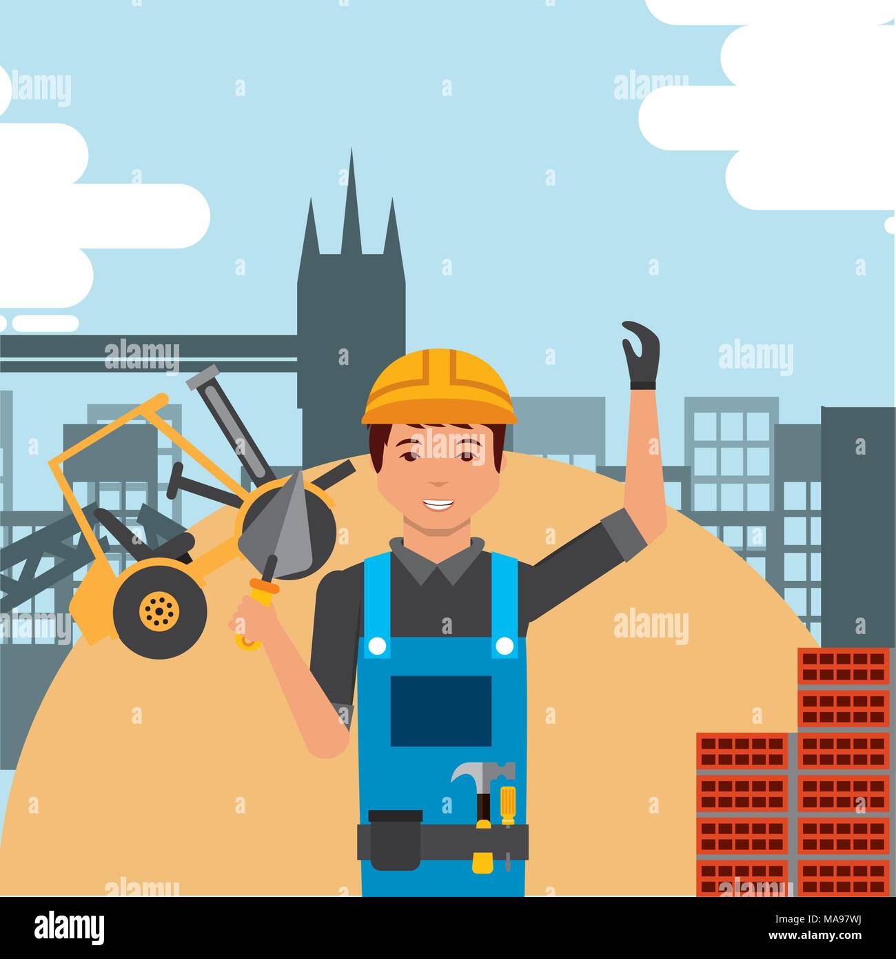 construction people workers Stock Vector Image & Art - Alamy