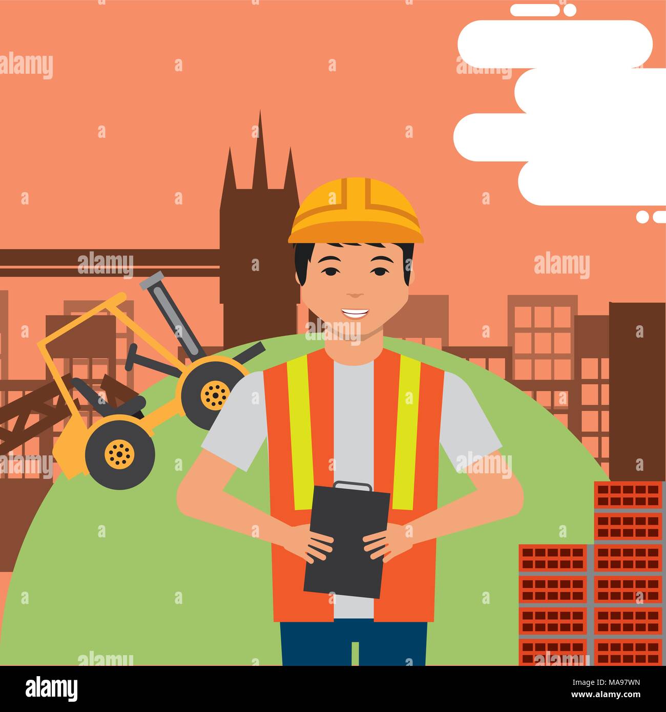 Construction formwork Stock Vector Images - Alamy