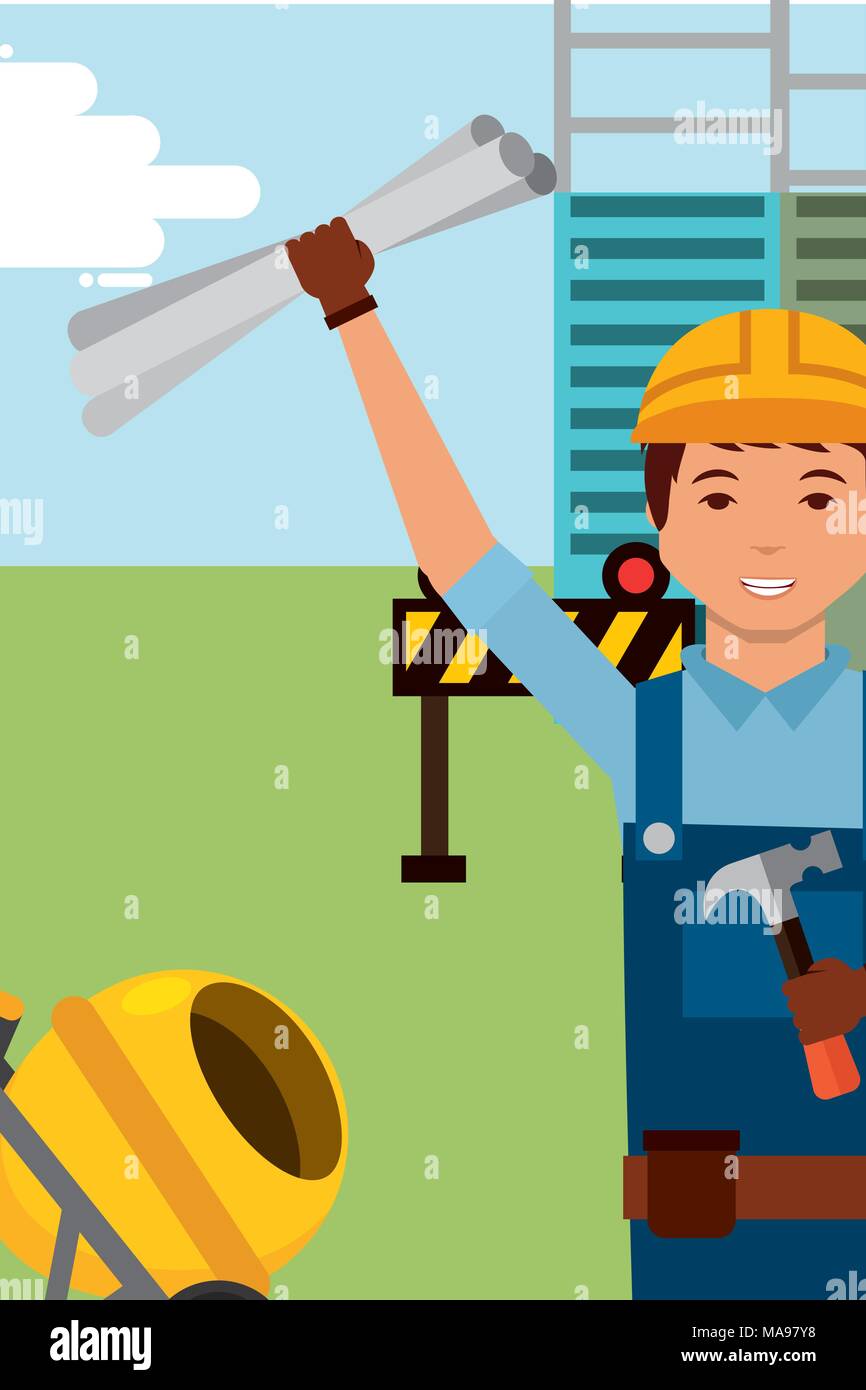 construction people workers Stock Vector Image & Art - Alamy