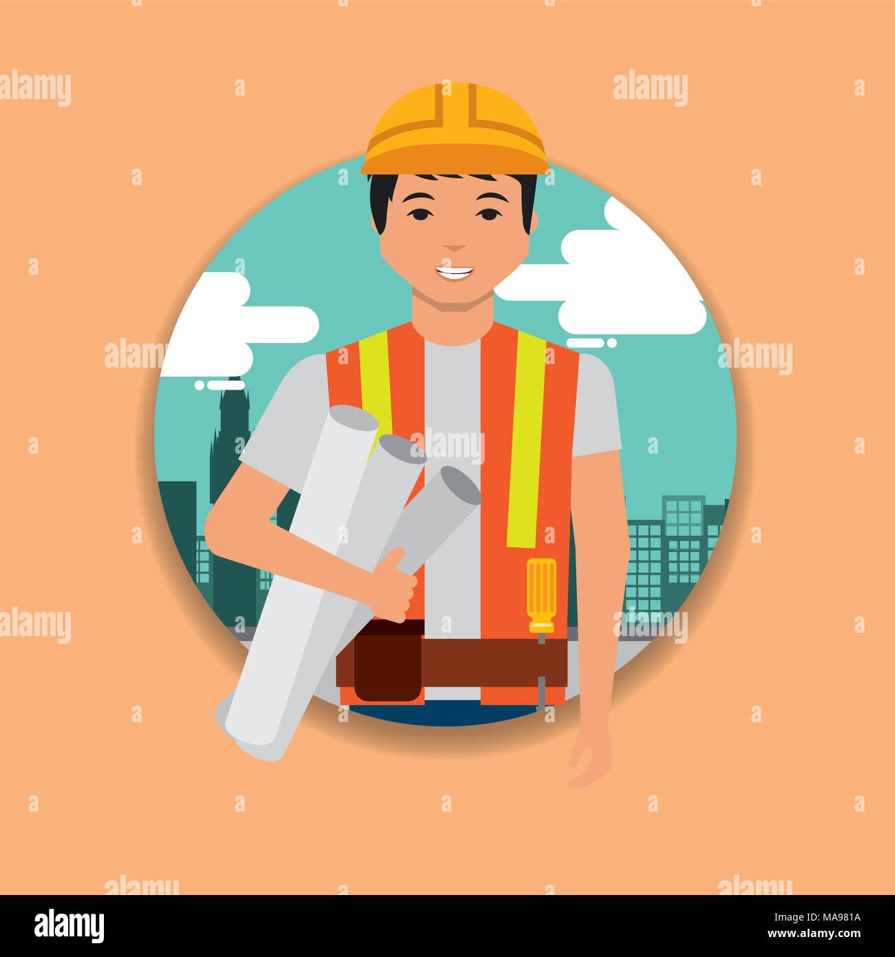 construction people workers Stock Vector Image & Art - Alamy