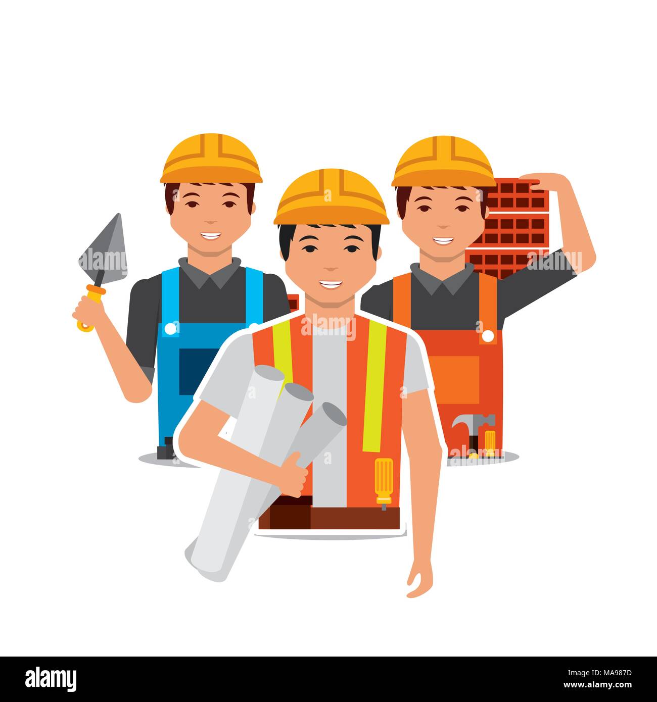 construction people tools Stock Vector Image & Art - Alamy