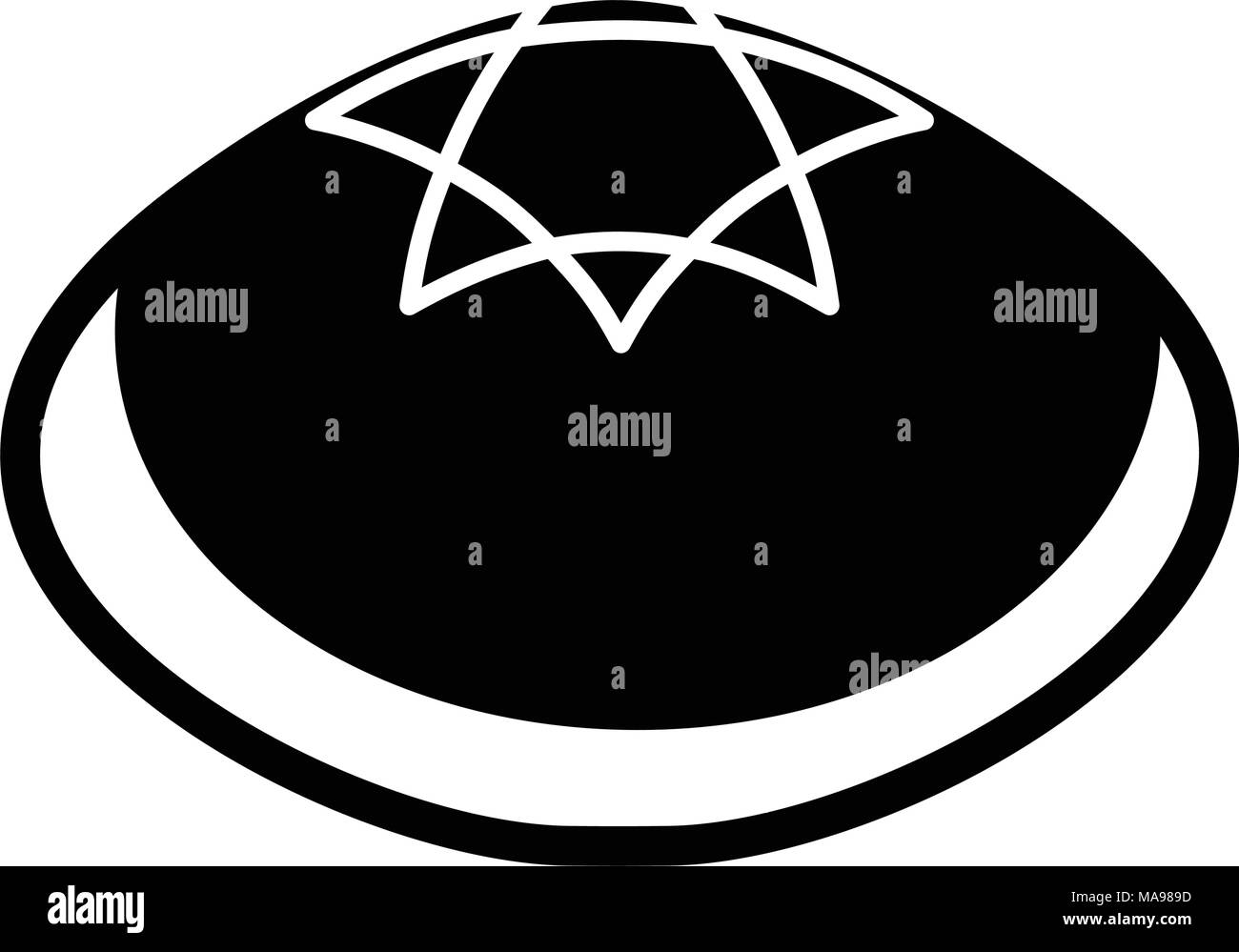 Jewish kippah icon Stock Vector Image & Art - Alamy