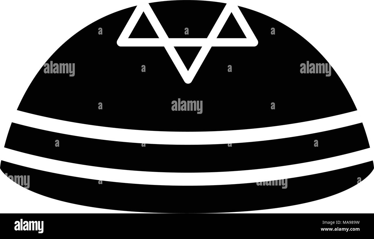 Jewish kippah icon Stock Vector Image & Art - Alamy