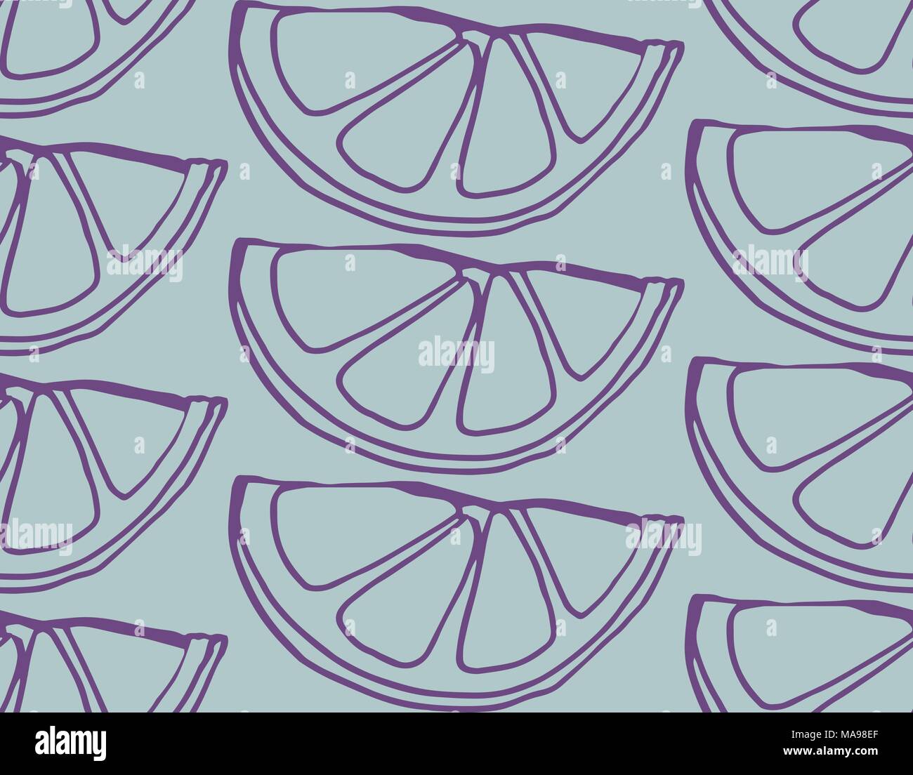 Lemon seamless pattern vector illustration Stock Vector Image & Art - Alamy