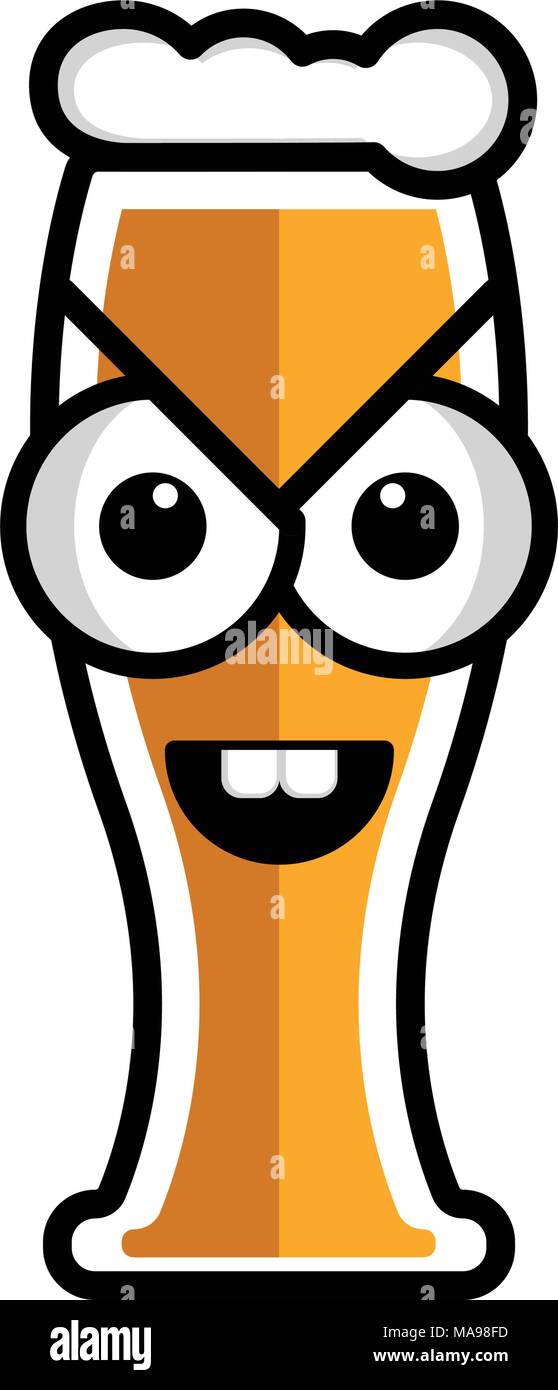 Angry beer cartoon character Stock Vector Image & Art - Alamy