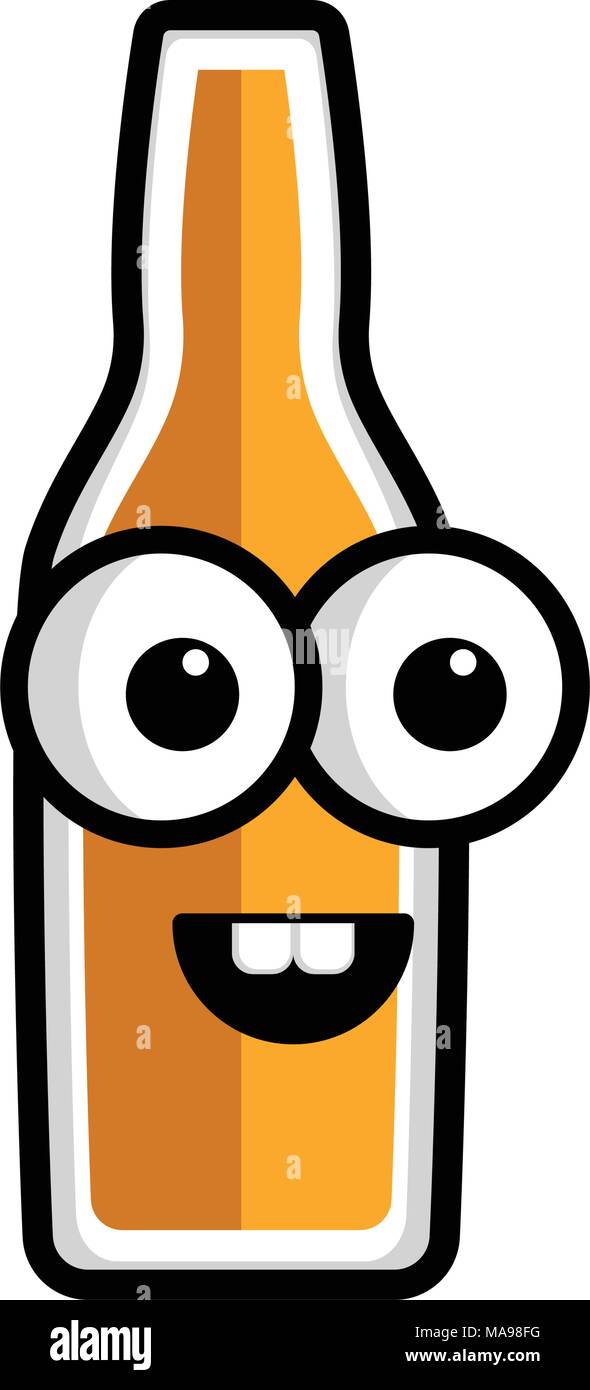 Happy beer cartoon character Stock Vector Image & Art - Alamy