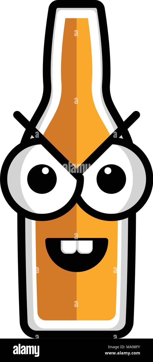 Angry beer cartoon character Stock Vector Image & Art - Alamy