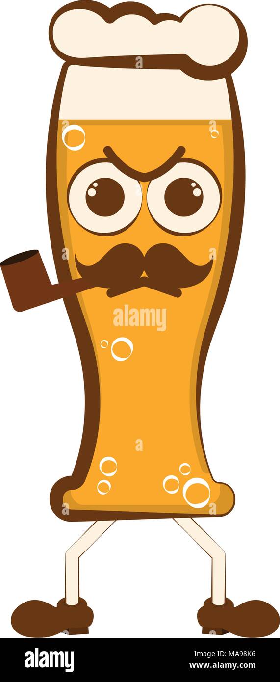 Vintage angry beer cartoon character Stock Vector Image & Art - Alamy