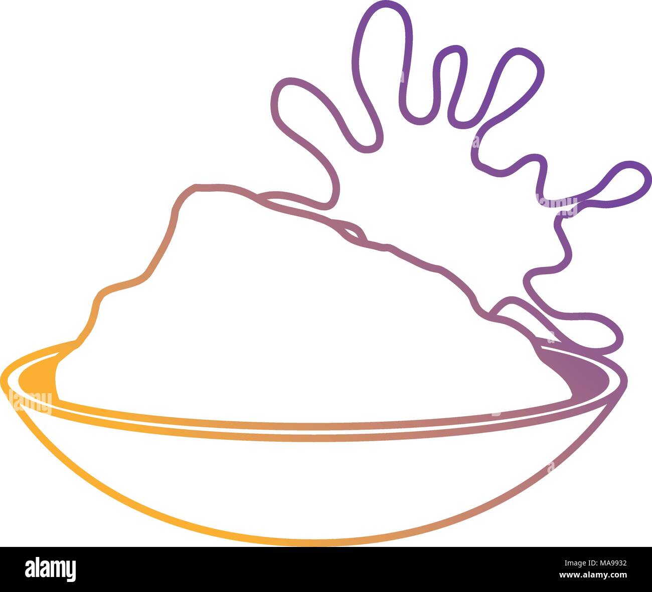 ceramic container with color powder holy celebration vector ...