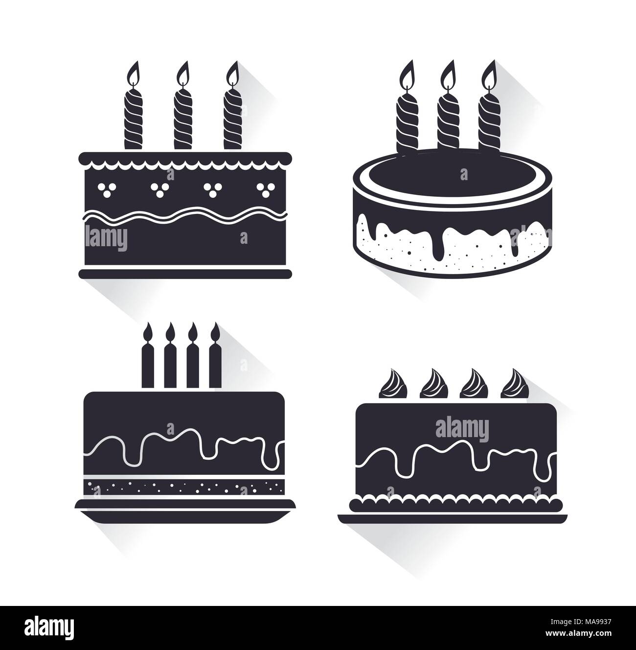 Birthday Cake Graphic Design