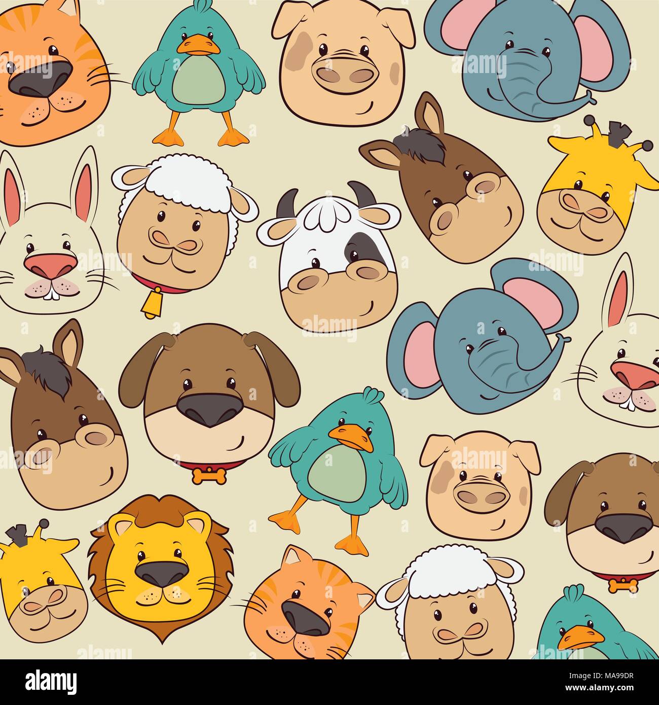 Pets and animals cartoons design, vector illustration graphic eps10 ...