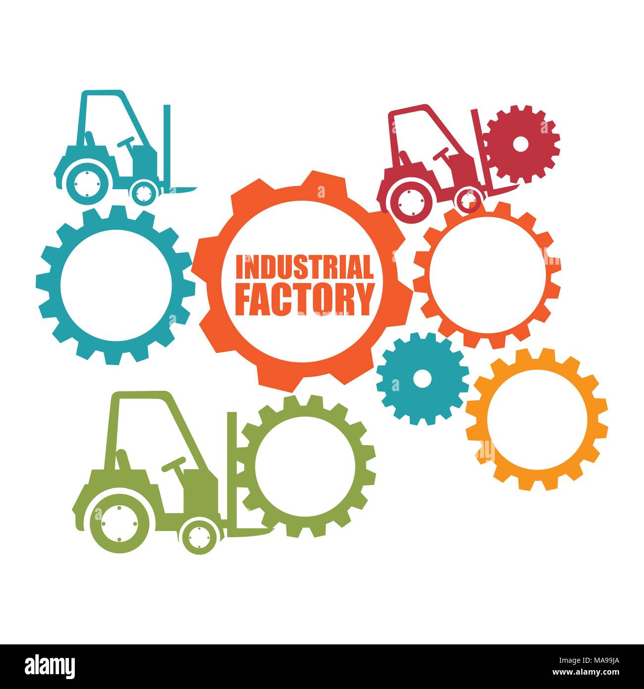 Factories and industries graphic design, vector illustration eps10 ...