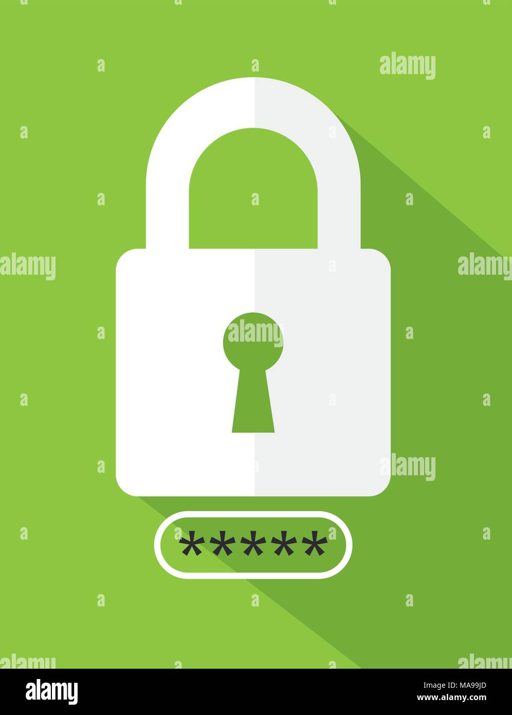 Surveillance security system graphic design, vector illustration Stock ...