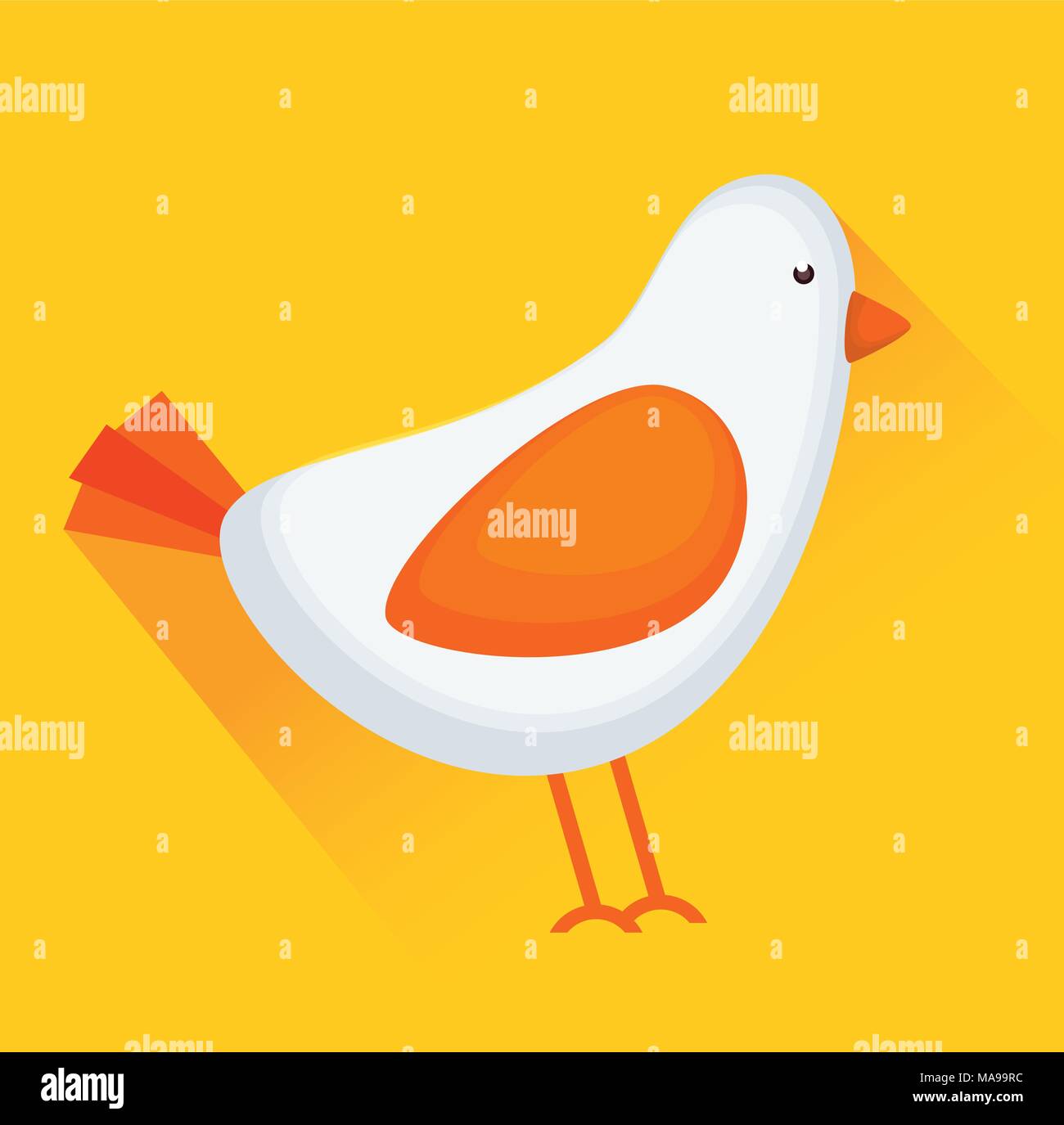 Bird or birdie animal design, vector illustration graphic Stock Vector ...